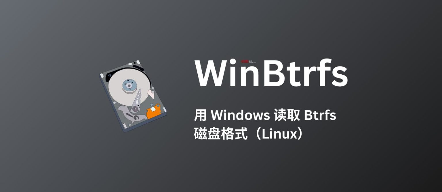 WinBtrfs – Windows 读取极空间Btrfs磁盘格式Linux_ToBlog